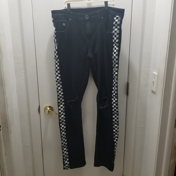 BLK DNM | Jeans | Blk Dnm Collection Black Distressed Ripped Jeans ...